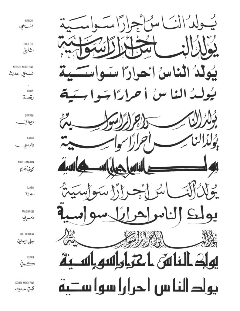 Visual Journey through the Art of Arabic Calligraphy – FEEFAA.org